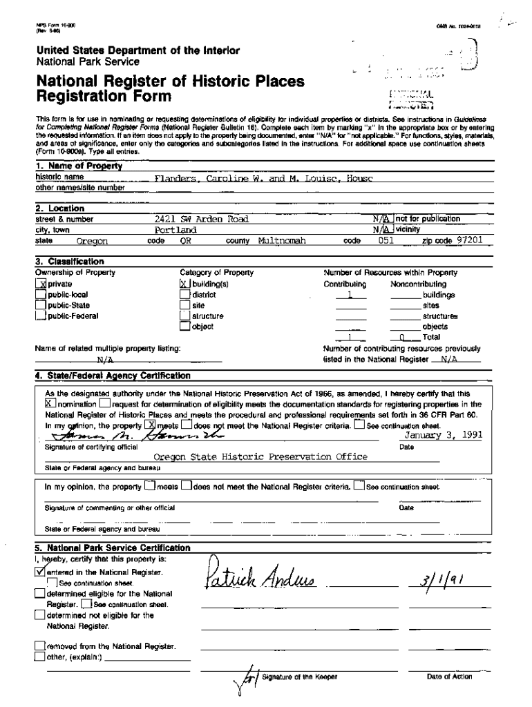Fillable Online NFS Form 10*00 Fax Email Print - pdfFiller