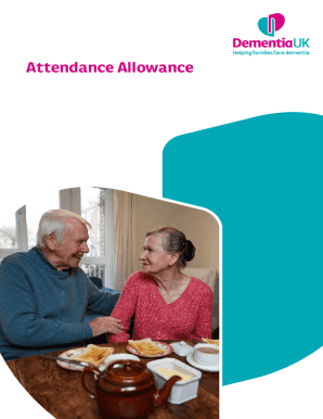 Fillable Online Attendance Allowance for people with a terminal illness ...