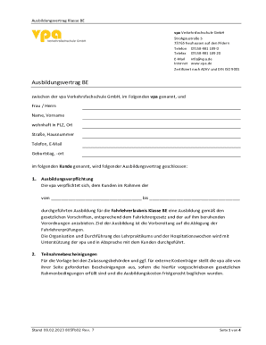 Ausfüllbar Online vpa Verkehrsfachschule: ber uns... Fax Email Drucken - pdfFiller
