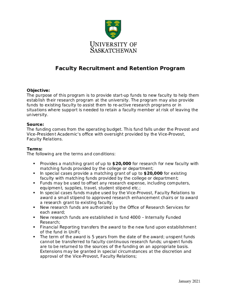 New Faculty Start-up Funding - USU Office of Research Doc Template ...