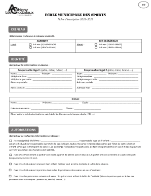 Remplissable En Ligne LES CLOUZEAUX Fax Email Imprimer - pdfFiller