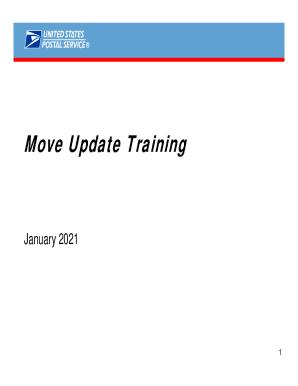 Fillable Online USPS Move Update Standard: What You Need to Know Fax ...