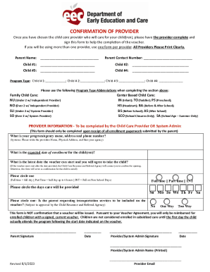 Fillable Online Health and Safety Guide for Operators of Child Care ...