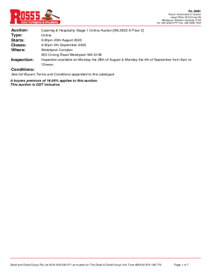 Fillable Online Ross's Auctioneers & Valuers :: Welcome to Ross ...