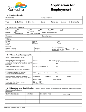 Fillable Online karratha wa gov Application-Form---Social-Protection ...