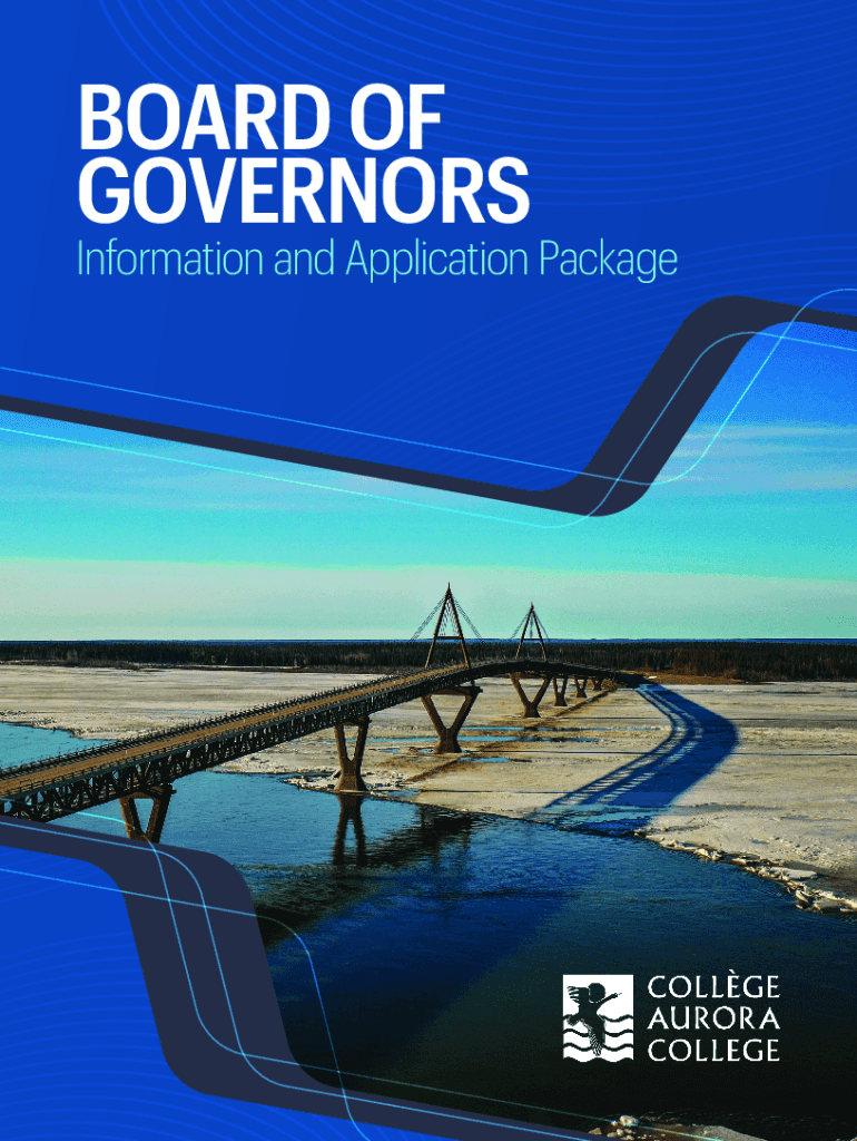 Fillable Online Board of Governors Application Form for External ...