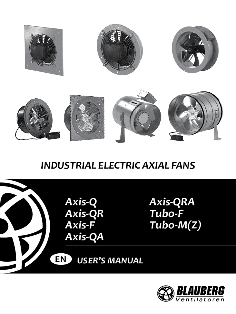 Fillable Online Axial wall fans Axis-QR Fax Email Print - pdfFiller