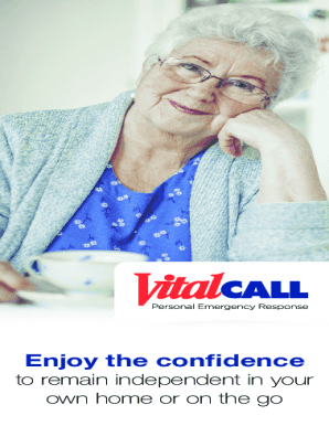 Fillable Online Home - VitalCALL - Personal Emergency Response Fax ...