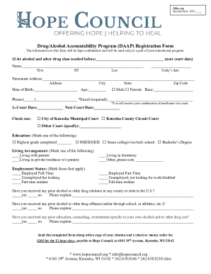 Fillable Online The Alcohol/Drug Abuse Prevention Program (ADAPP) The ...