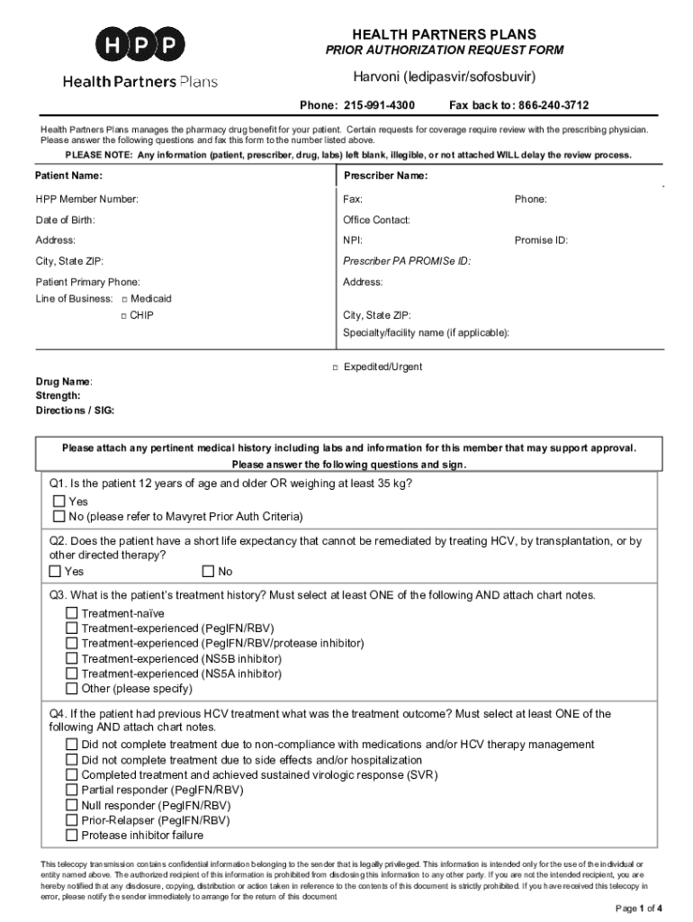 Fillable Online Prior Authorization Requestfor In-Network Benefits Fax ...