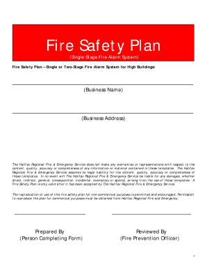 Fillable Online fire safety plan guidelines - Halifax Regional ...
