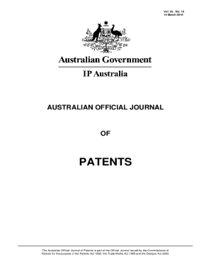 Fillable Online The Official Journal of the EPO Fax Email Print - pdfFiller