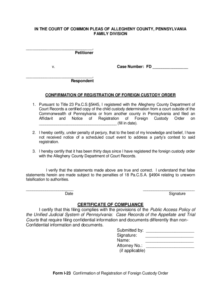 Fillable Online I-22-Affidavit-and-Notice-of-Registration-of-Foreign ...