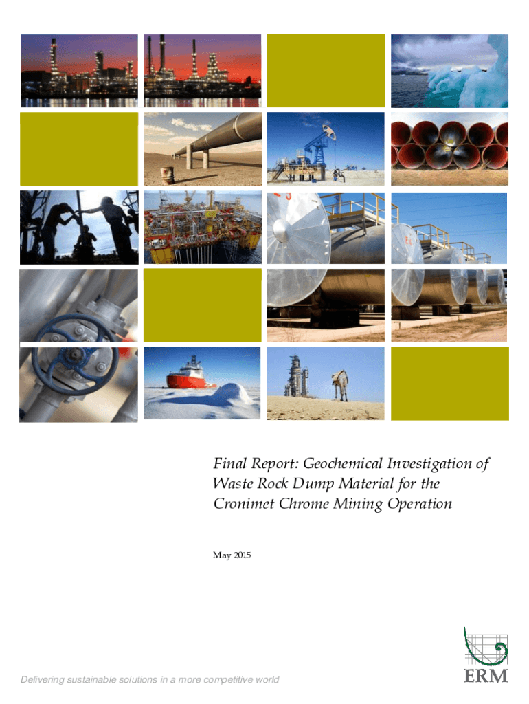 Fillable Online Geotechnical evaluation of a waste rock dump from a ... Fax Email Print - pdfFiller