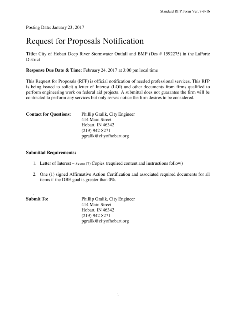 Fillable Online Notice of Intent to Award a Contract - RFP 18-607-24 ...
