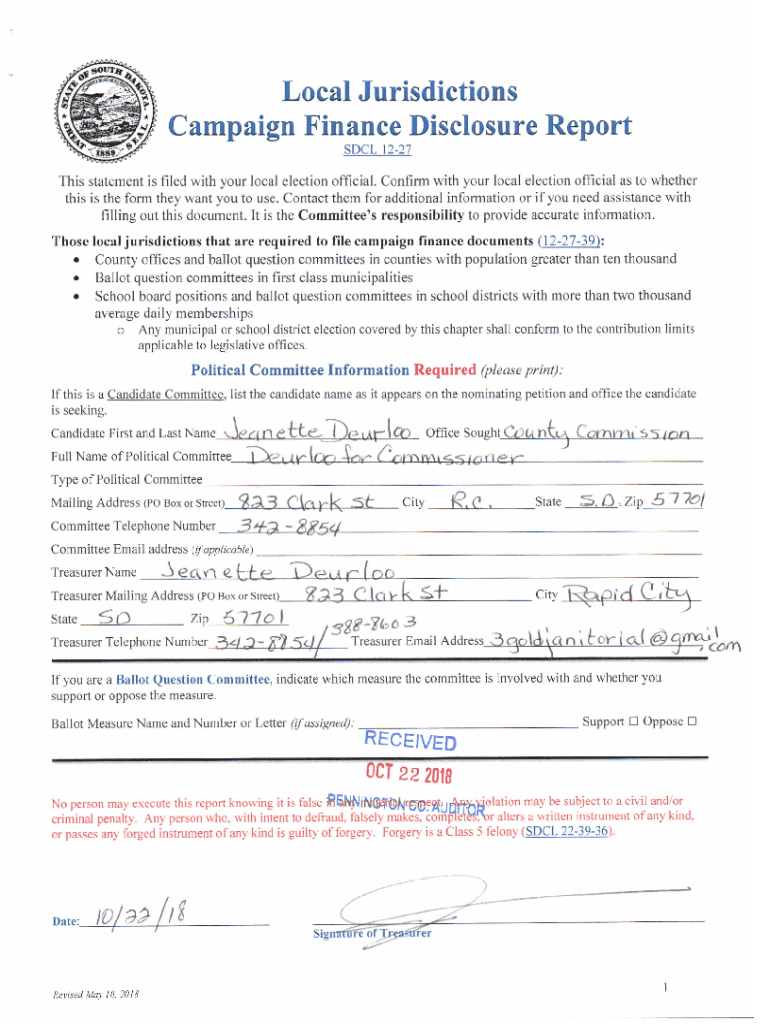 Fillable Online Introduction to campaign finance and elections Fax ...