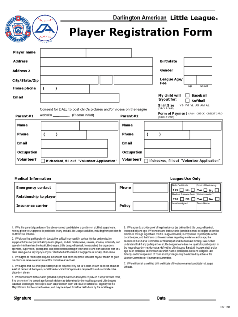 Fillable Online AYSO 220 Cross Registration Fax Email Print - pdfFiller