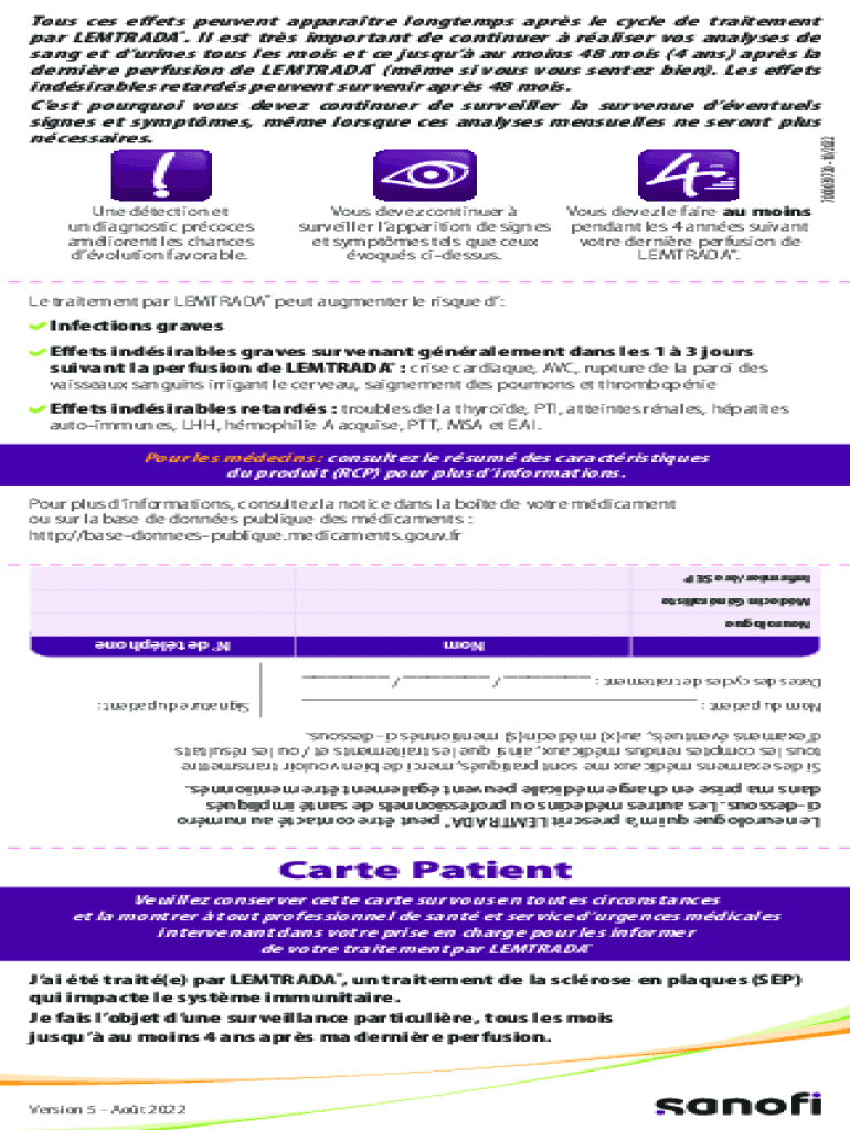 Remplissable En Ligne Sanofi: global healthcare and pharmaceutical ...