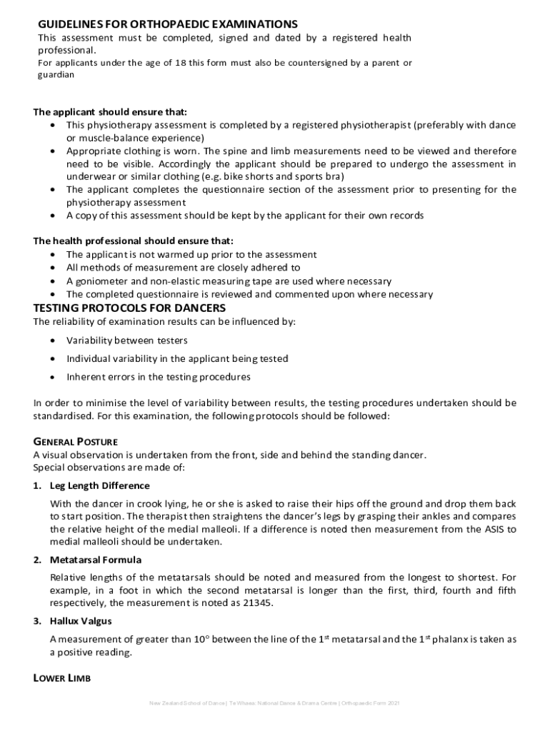 Fillable Online Orthopaedic Form Fax Email Print - pdfFiller