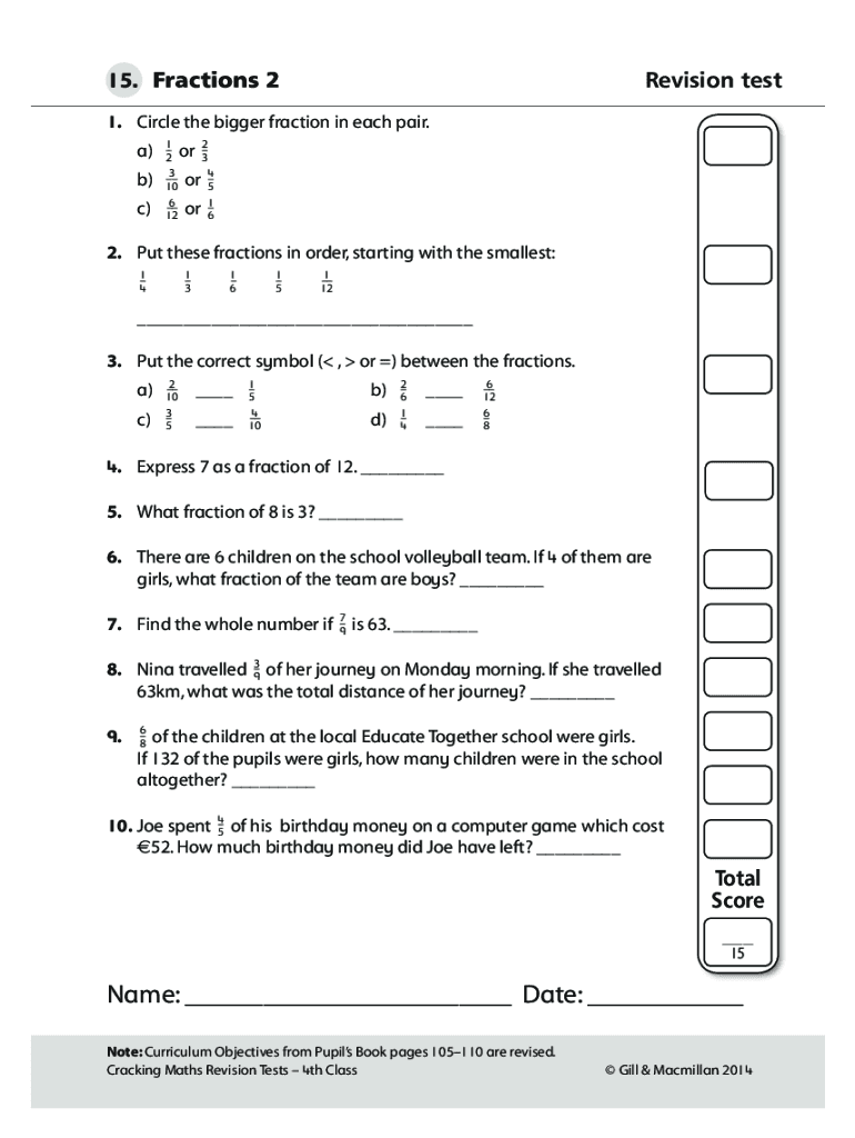 Fillable Online Cheat Sheet for Fractions Fax Email Print - pdfFiller