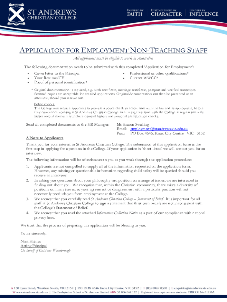 Fillable Online Work permits for employees in Australia: A complete ...