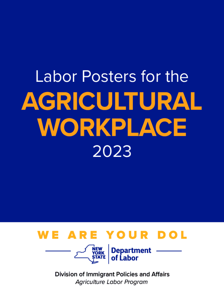 Fillable Online Labor Posters for the Agricultural Workplace 2023 Fax ...