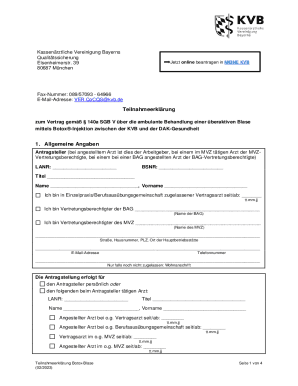 Ausfüllbar Online KVB-FORM-Botoxbehandlung-Teilnahme.docx Fax Email ...