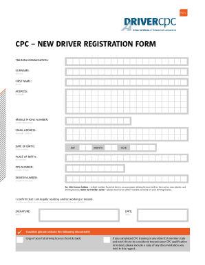 Fillable Online Driver Qualification Card Application Form Fax Email ...