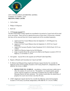 Fillable Online Approval of Accounts Payable; Checks Numbered 19133 ...