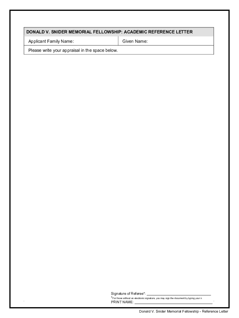 Fillable Online the academic reference form Fax Email Print - pdfFiller
