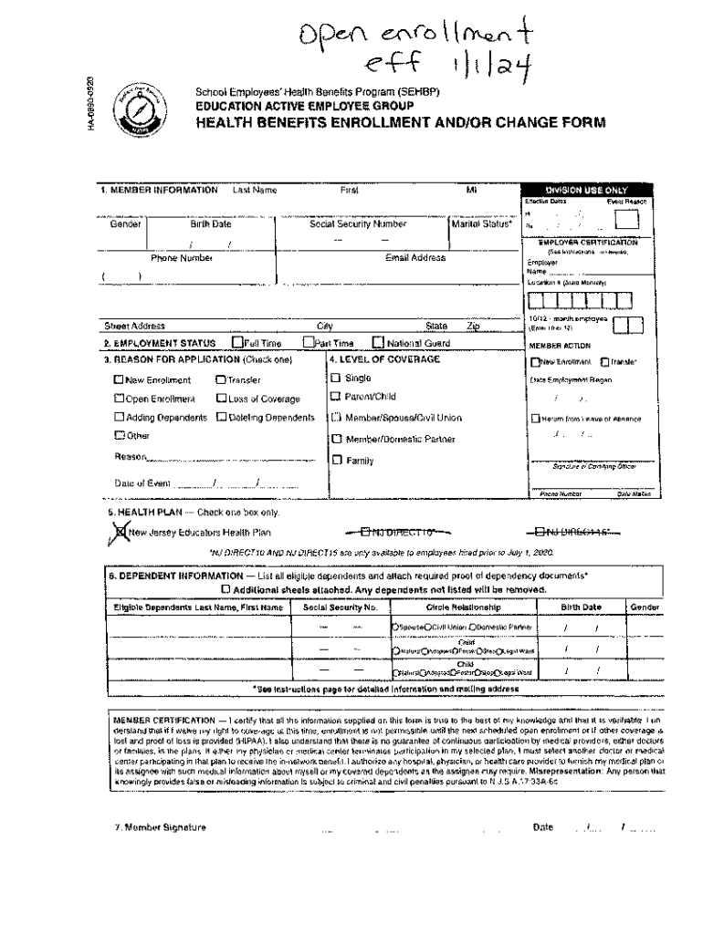 Fillable Online VSP Enroll Form.pdf Fax Email Print - pdfFiller