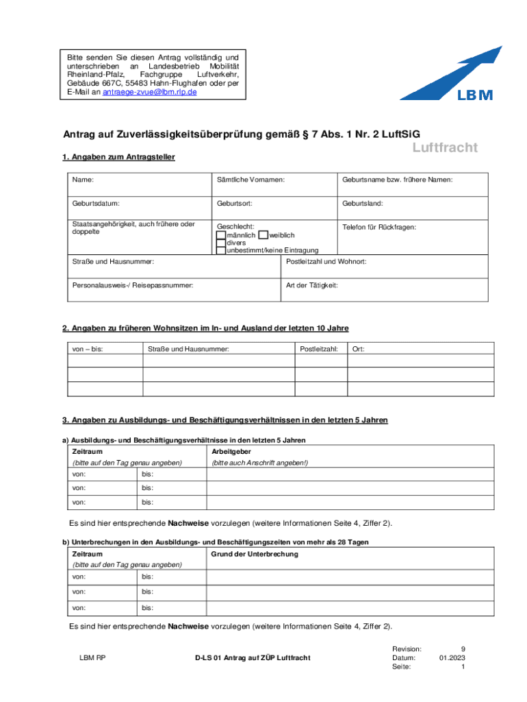 Ausfüllbar Online lbm rlp Antrag auf Erteilung einer Einzelaufstiegserlaubnis fr ... Fax Email ...