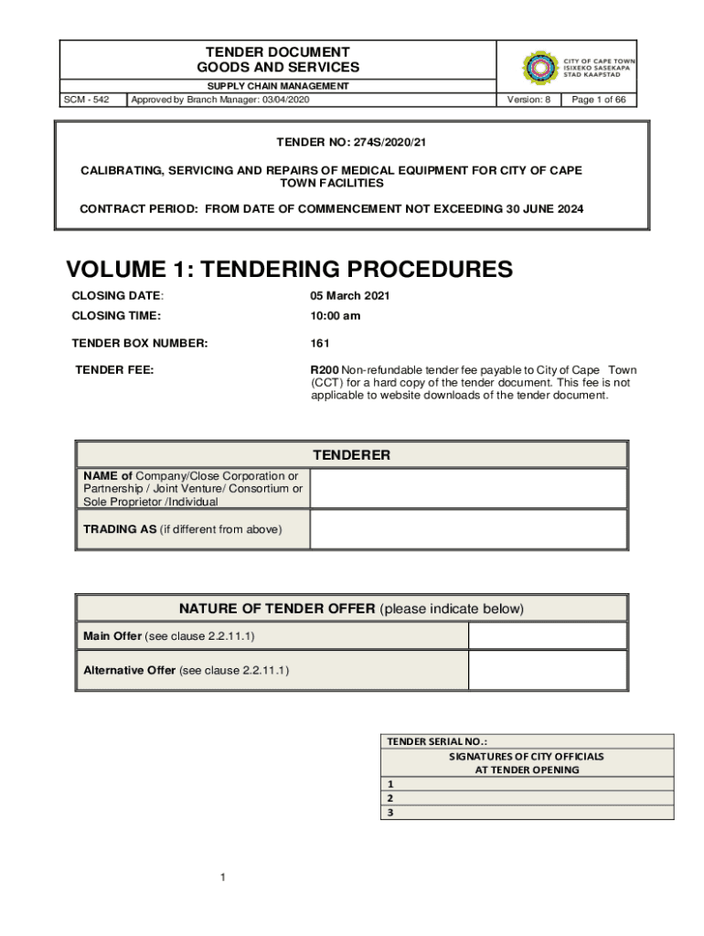 Fillable Online CALIBRATING, SERVICING AND REPAIRS OF MEDICAL EQUIPMENT FOR CITY OF CAPE Fax ...