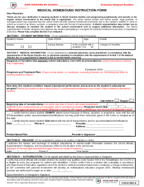 Instructions for Completing the Medical Homebound ... Doc Template | pdfFiller