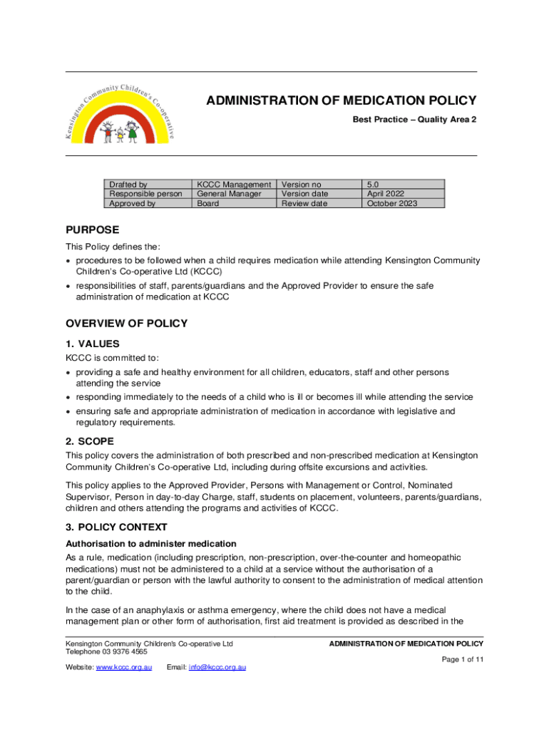 Fillable Online kccc org Medication Administration Safety - Patient ...