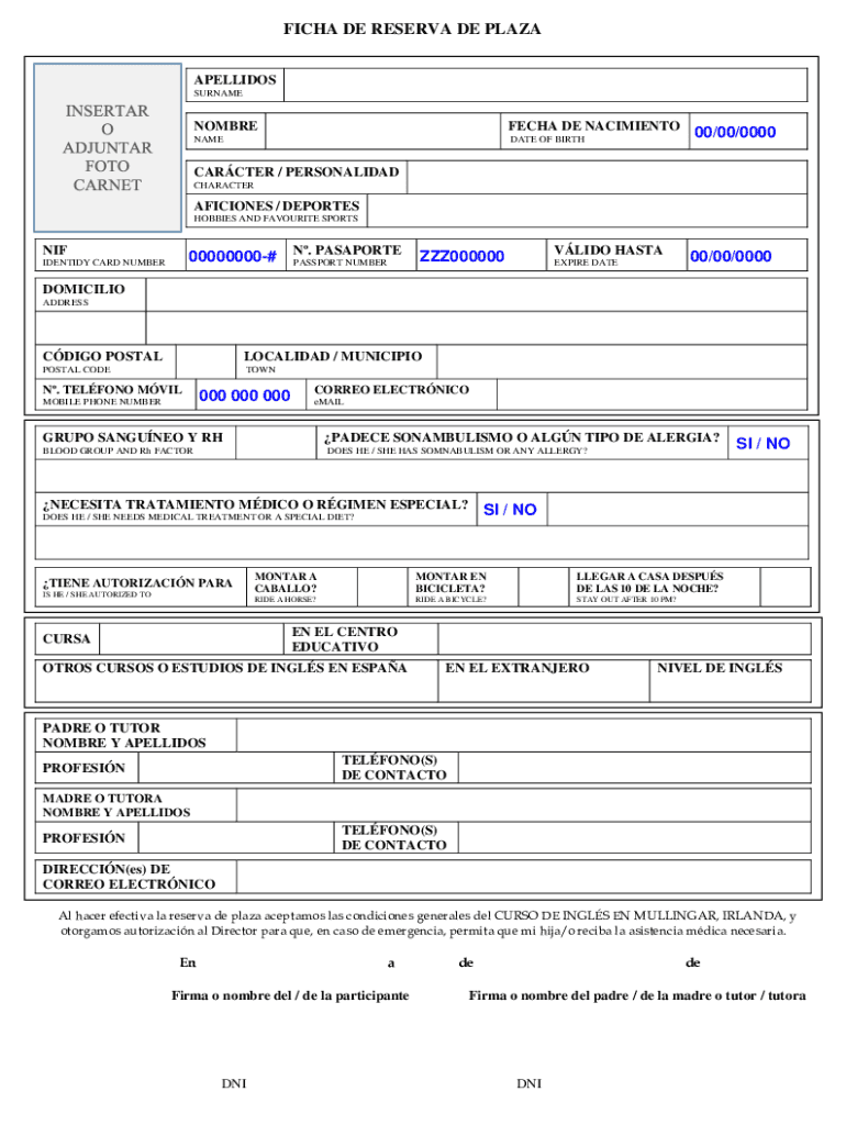 Completable En línea PARA RELLENAR LA FICHA - Centro de Formacin SIS - Murcia Fax Email Imprimir ...