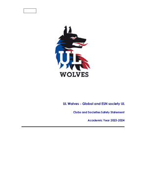 Fillable Online UL Wolves Clubs & Societies Fax Email Print - pdfFiller