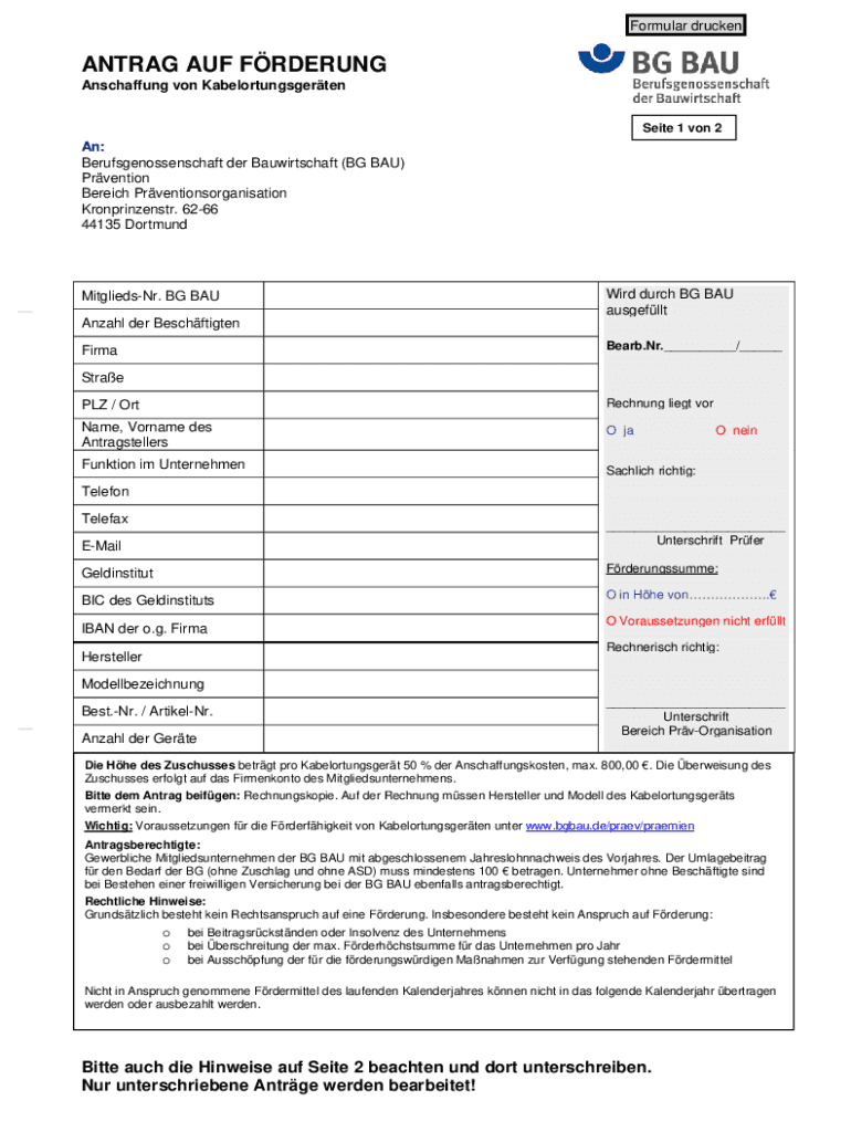 Ausfüllbar Online Anforderungen und Hinweise fr Arbeitsschutzprmien Fax Email Drucken - pdfFiller
