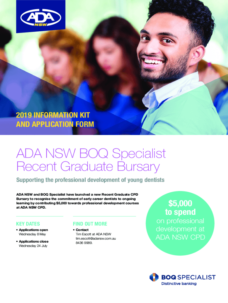Fillable Online BOQ Specialist and ADA NSW offer grant opportunity for ...