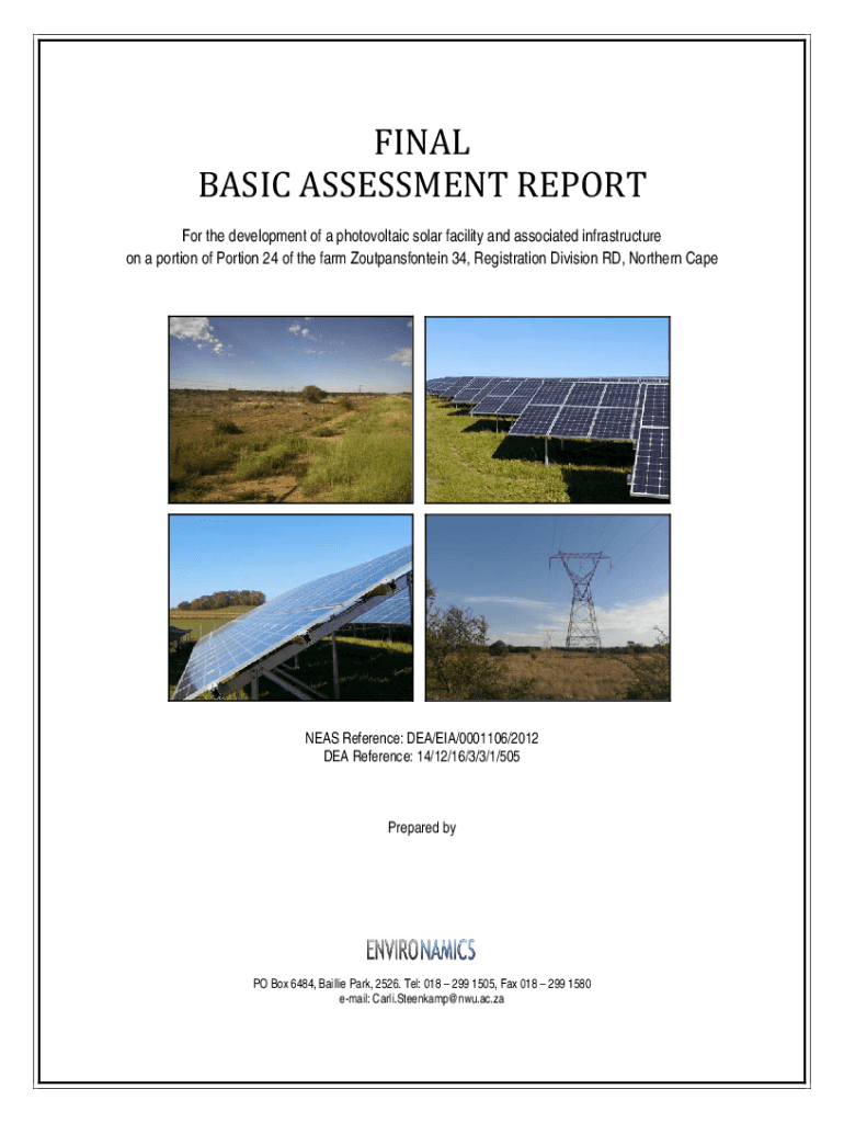 Fillable Online Yellow Pine Solar -Permitting Dashboard - Performance ...