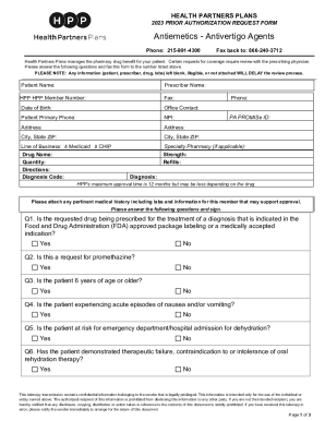 Fillable Online 2023 PRIOR AUTHORIZATION REQUEST FORM Fax Email Print ...