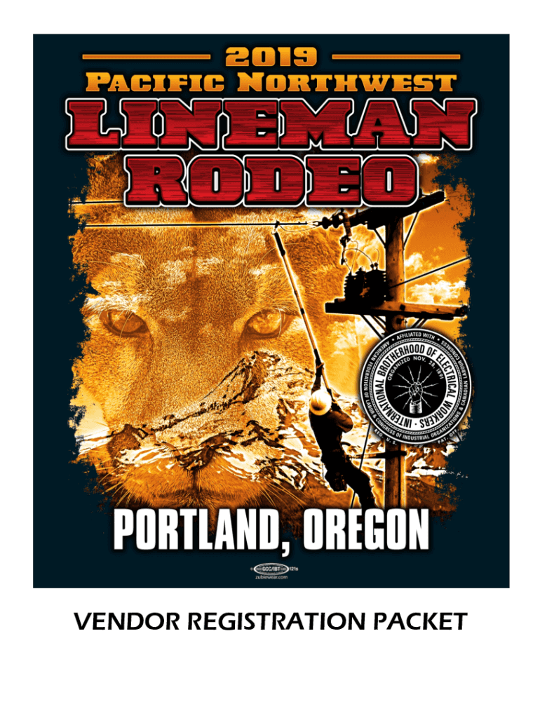 Fillable Online Saddle up for the Pacific Northwest Lineman Rodeo Fax ...