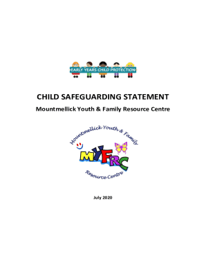 Fillable Online Child Safe-Guarding Statement (including Risk ... Fax ...
