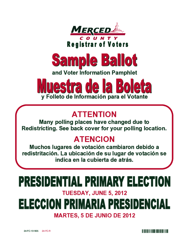 Completable En línea web2 co merced ca Sample Ballot Booklets Fax Email ...