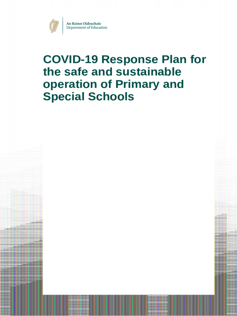 COVID-19 Response Plan for Primary and Special Schools Doc Template ...
