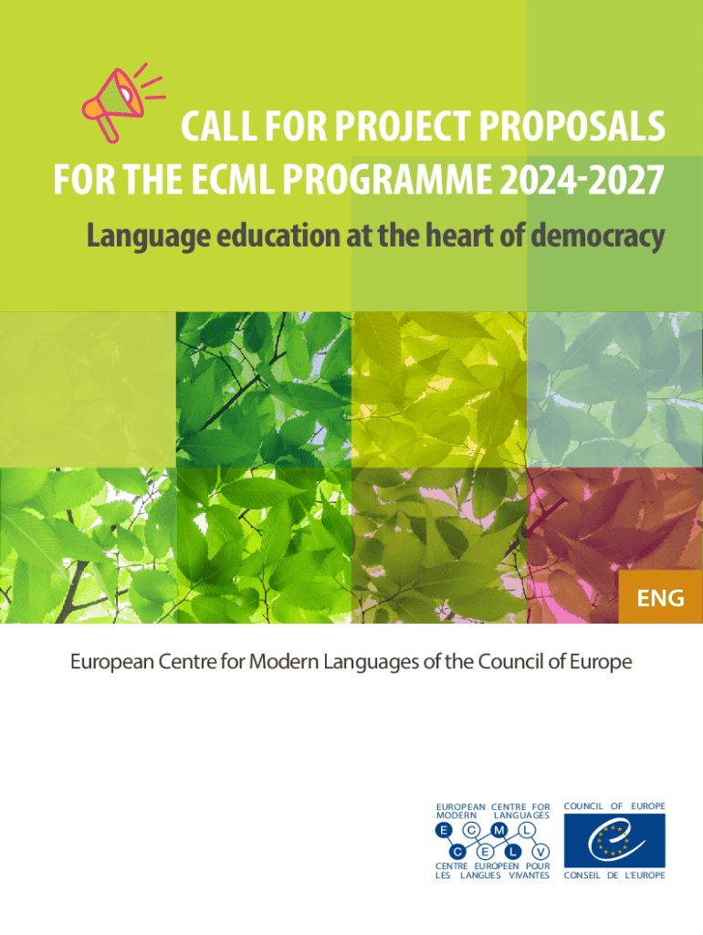 Fillable Online European Centre for Modern Languages: call for proposals ... Fax Email Print ...
