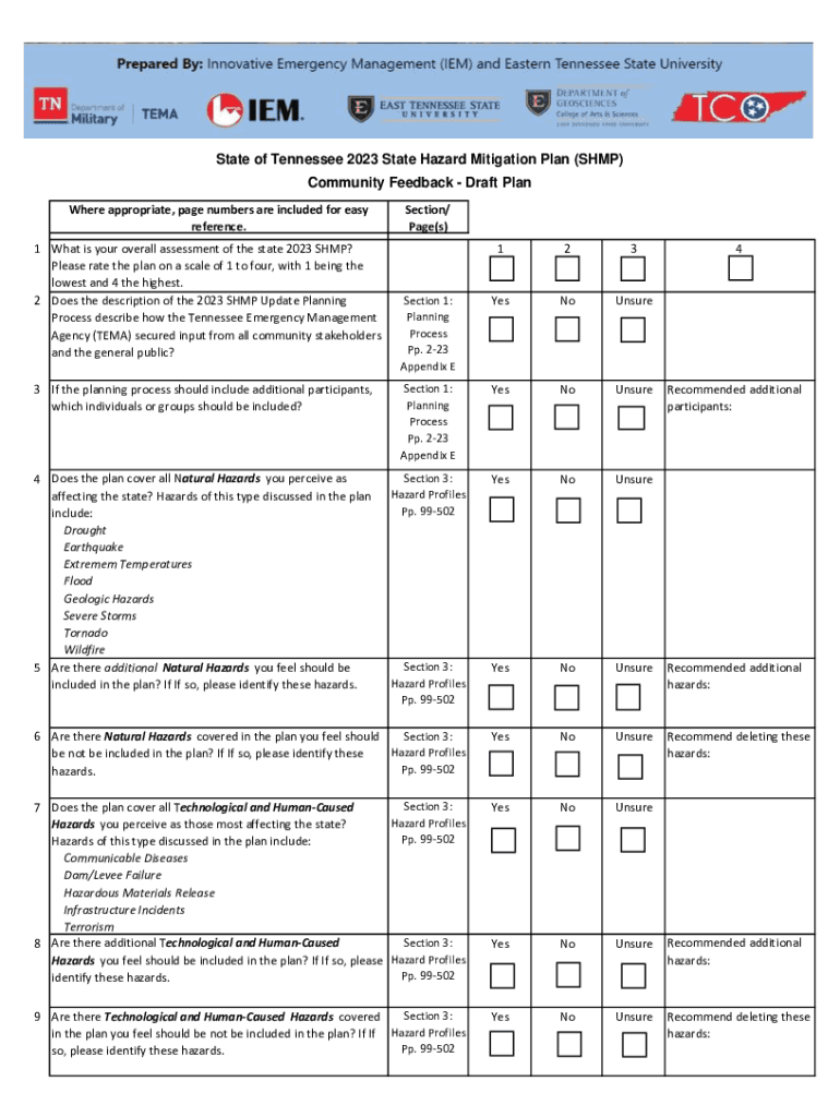 Fillable Online Maine State Hazard Mitigation PlanExecutive Summary Fax ...