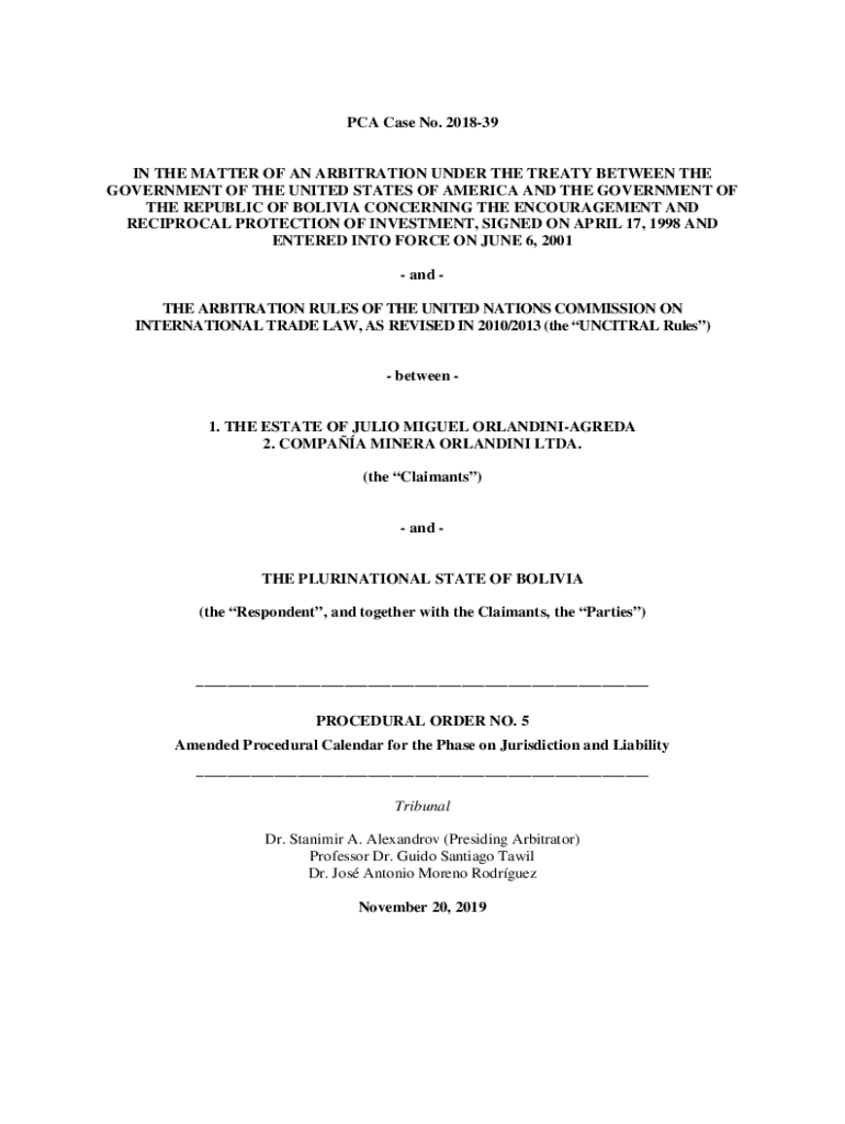 Fillable Online PCA statement (Cluster I) -- Report of the ILC on the ...