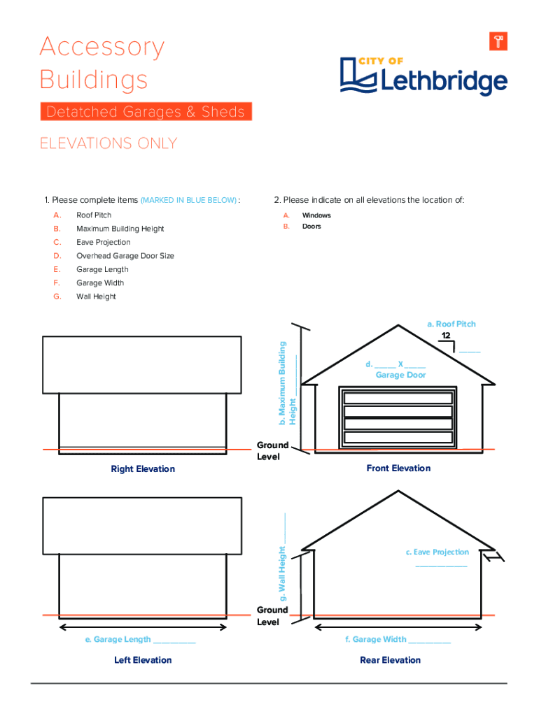 Fillable Online Brochure - Detached Garage Elevation Template Fax Email ...