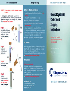 Fillable Online How to Store Stool Samples: Collection & Refrigeration ...